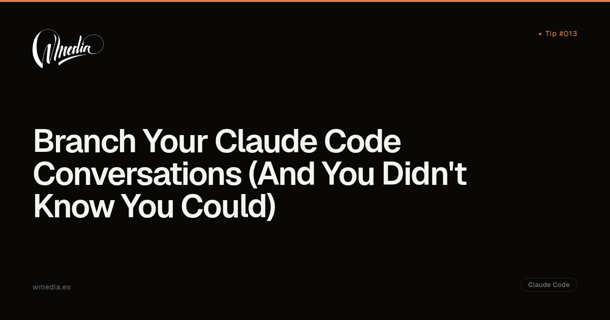 Branch Your Claude Code Conversations (And You Didn't Know You Could ...